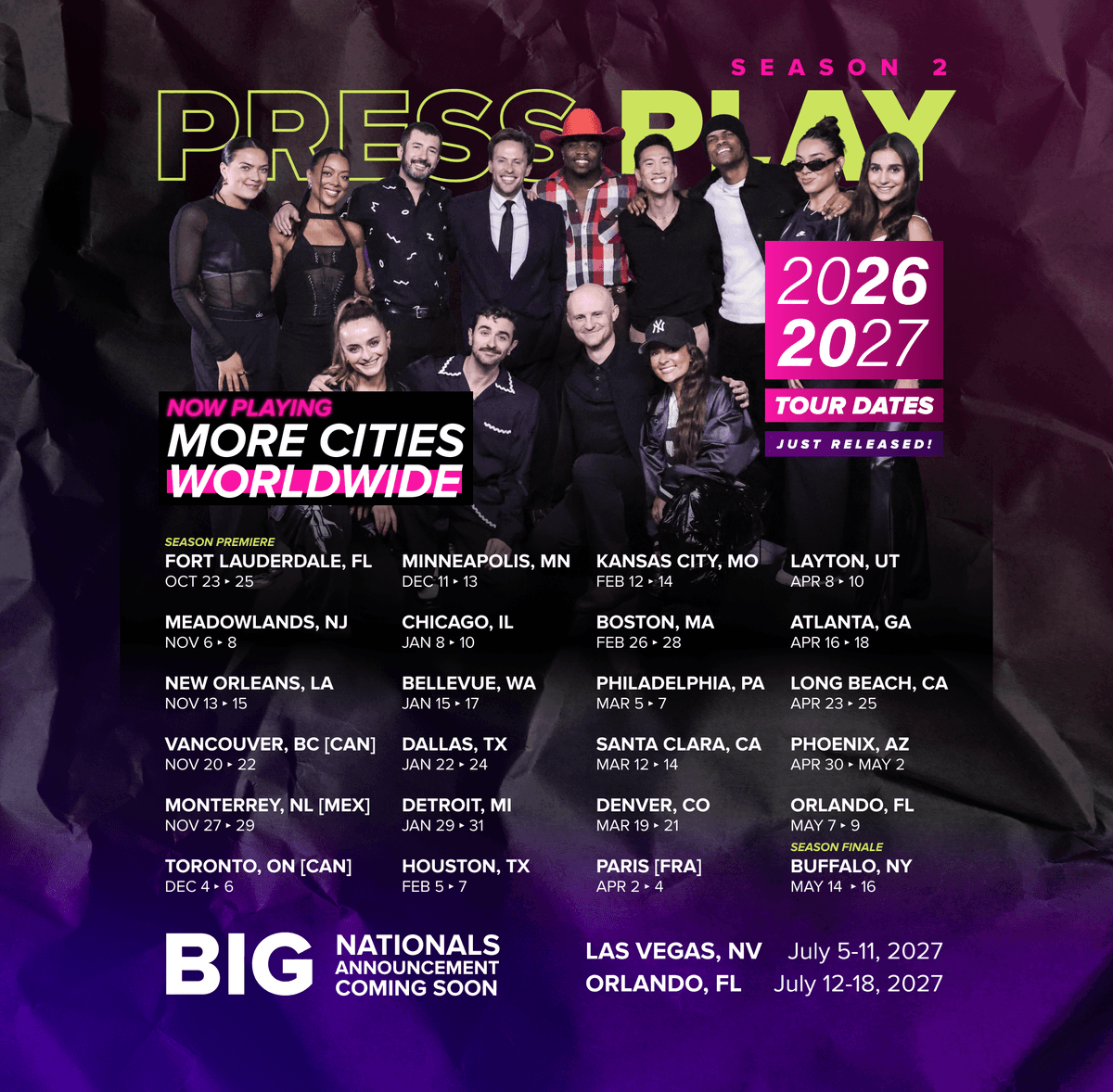 Press Play Dance Convention | Workshop & Competition